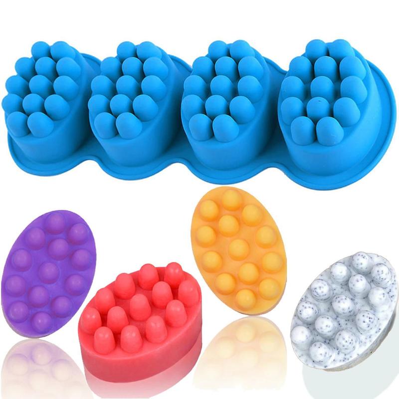 Massageador Molde Silicone Para Sabonete Artesanal Spa - Puro E ...