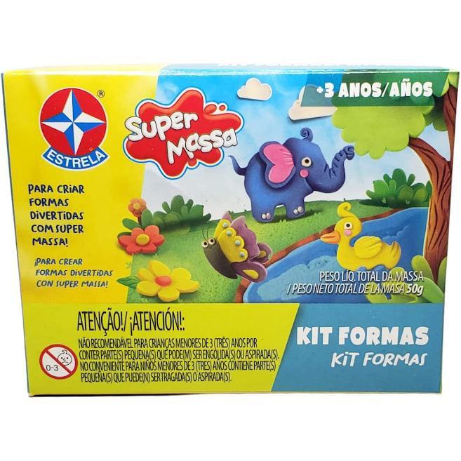 Massinha De Modelar Super Massa Kit Formas Estrela - Massinha ...