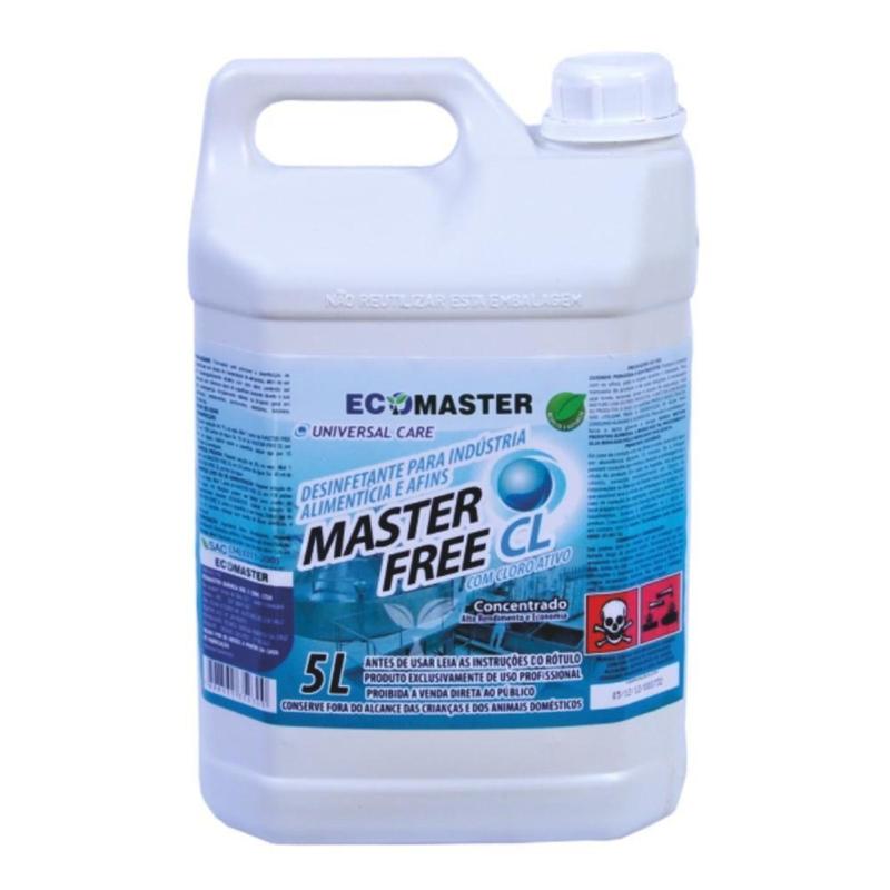 Master free cl 5 litros - ecomaster - Desinfetante - Magazine Luiza
