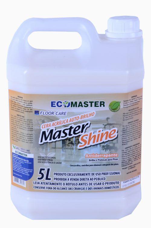 Master Shine - Cera Antiderrapante - 5 Litros - ECOMASTER - Cera Líquida - Magazine Luiza