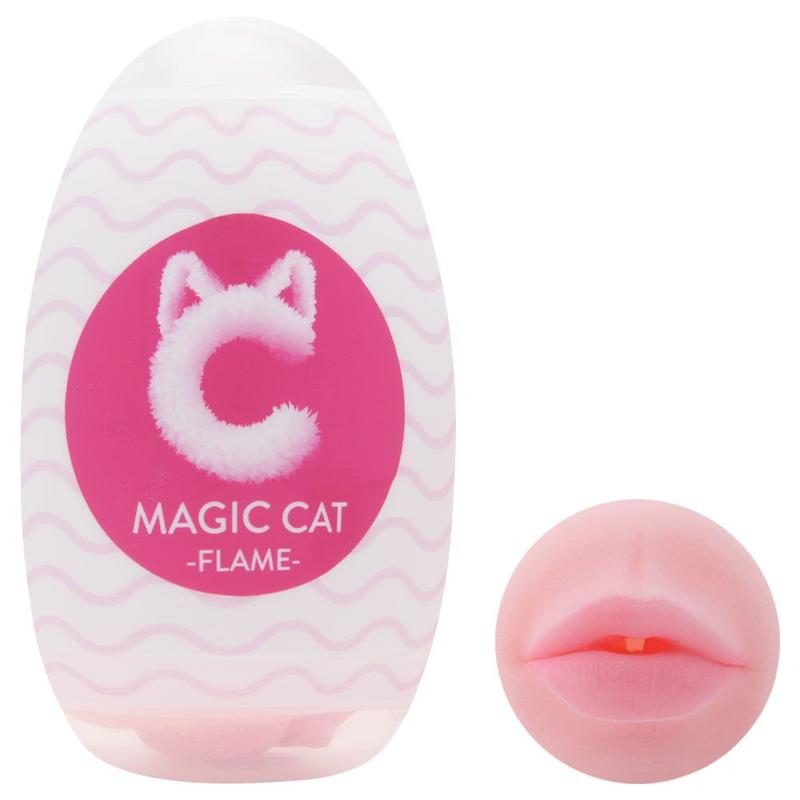 Masturbador Egg em Cyberskin Magic Cat - Flame - Importados - Massageador Íntimo - Magazine Luiza