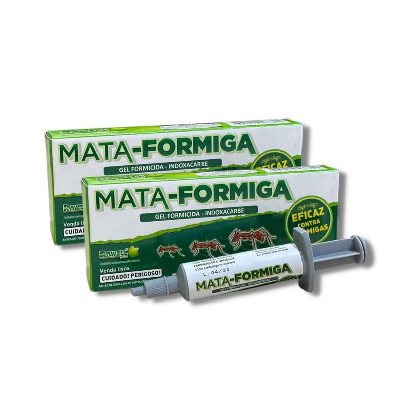 Mata Formiga Gel Mata Todos Os Tipos De Formiga 10gr Kit 2UN - RAWELL ...