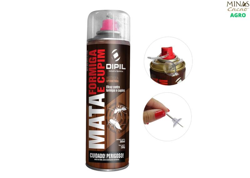 Mata Formigas Cupim Caruncho Moveis Madeira Spray - Dipil - Repelente e ...