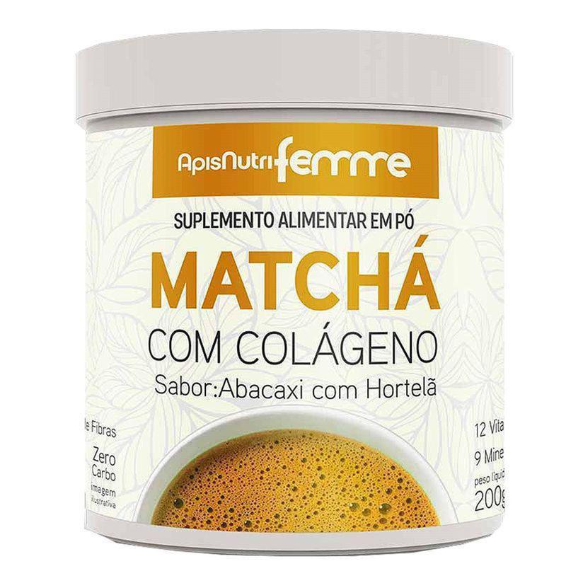 Matcha Solúvel Apisnutri Femme 200g Abacaxi com Hortelã - Chá ...