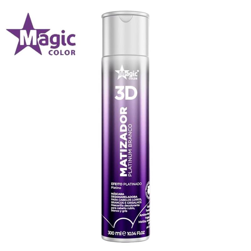 Matizador 3D Magic Color Efeito Prata 300ml - Matizador - Magazine Luiza