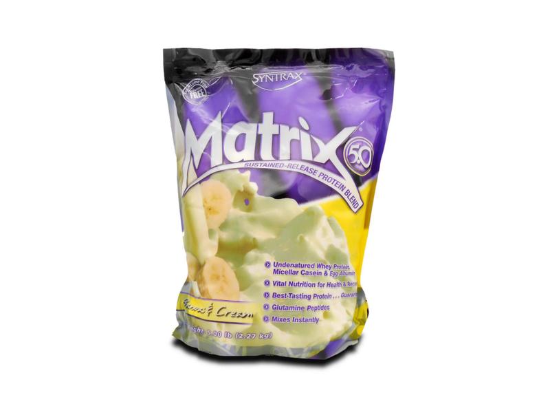 Matrix - Banana e Cream - Sustained - Release Protein Blend - Syntrax 2 ...