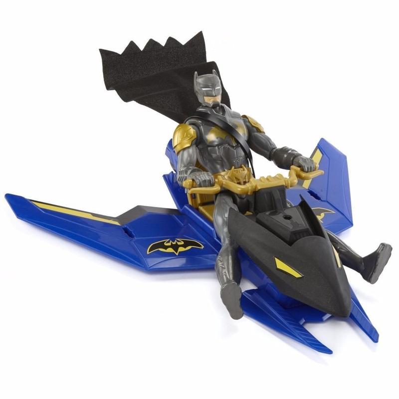 MATTEL - Batman com Veículo Batman e Batjet/Batnave - DC - DGF13 ...