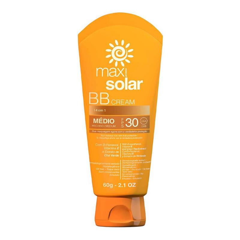 Max Bb Cream Protetor Solar Fps30 MÉDio 60g - BB Cream - Magazine Luiza