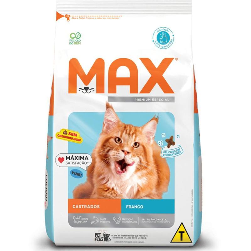 Max Cat Castrados Frango 20kg - Total - Outros Pets - Magazine Luiza