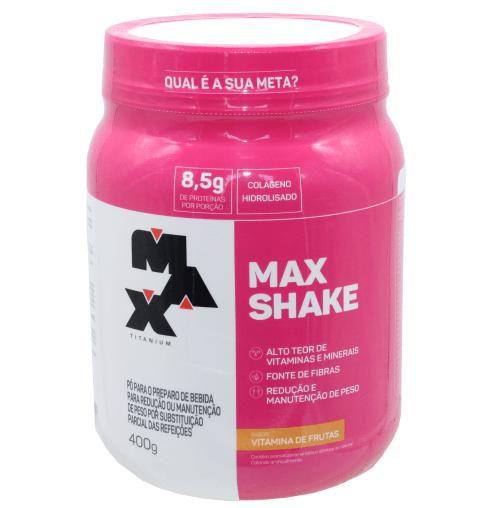 Max Shake Perda Peso Sabor Vitamina Frutas Max Titanium 400g - Outros ...