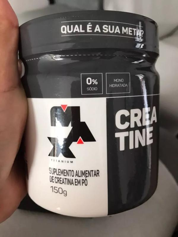Max Titanium Creatina 150g Pura Verdadeira Original - Creatina ...