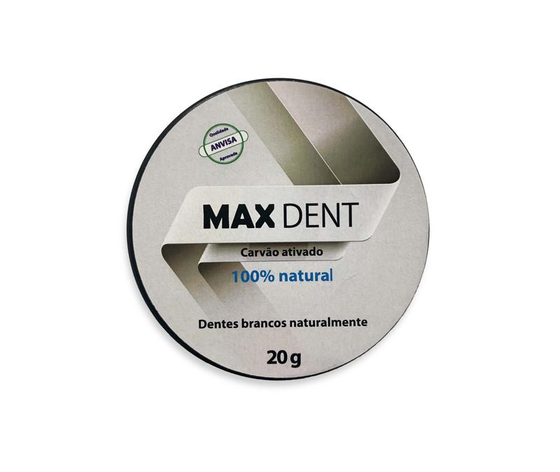 MaxDent Carvão Ativado para dentes brancos - 1 unidade de 20 gramas ...