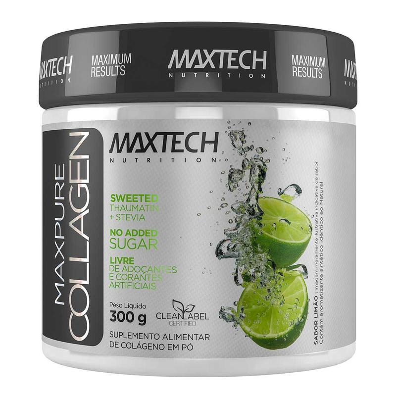 MaxPure Collagen Com Verisol e Ácido Hialurônico 300g - MAXTECH ...