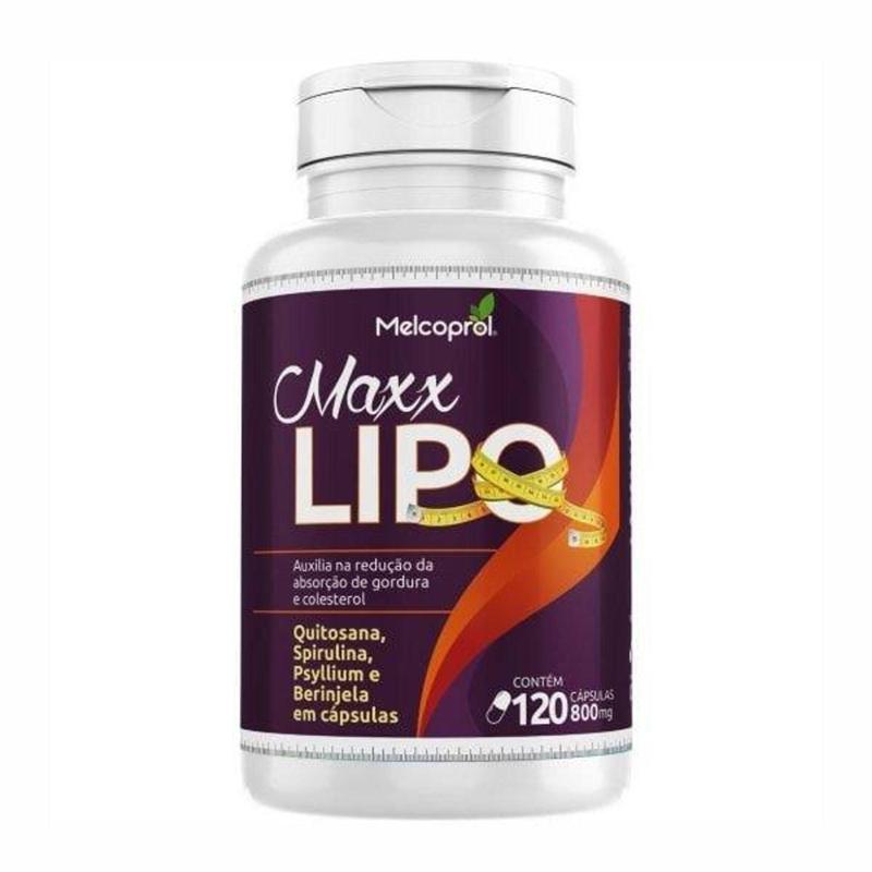 Maxx Lipo 800mg - 120 Cápsulas - Melcoprol - Vitaminas A-Z - Magazine Luiza