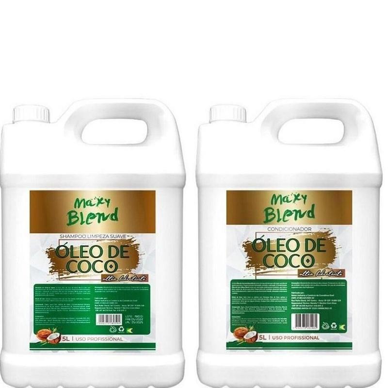Maxy Blend Kit Shampoo e Condicionador Óleo de Coco Galão 2x5 Litros ...