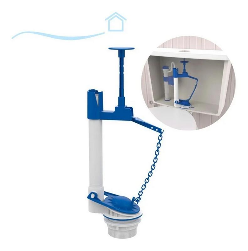 Mecanismo Caixa Acoplada Mec Saida Superior C/Castelo Universal Blukit ...