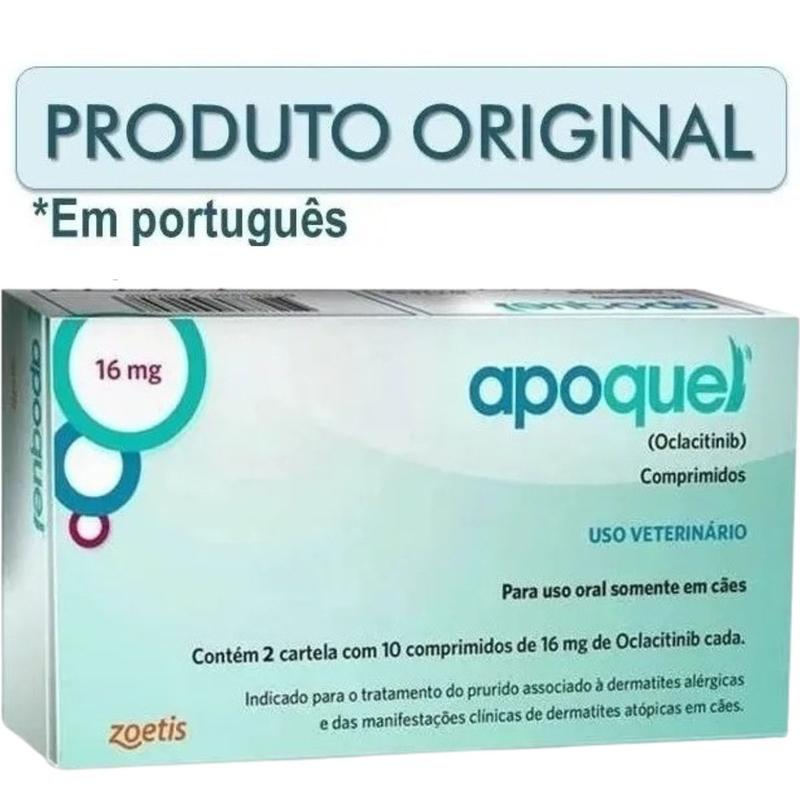 Medicamento Dermatologico Apoquel - 16 mg - Zoetis - Dermatológico ...
