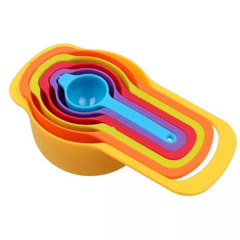 Medidor 6 Medidas Colher Xícara mL Dosador para Receita - NS - Copo ...