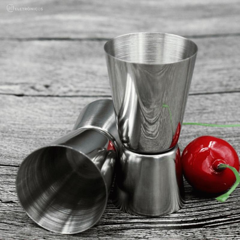 Medidor De Bebidas Aço Inox Dose Duplo 25ml 50ml Mg5238 - PDE ...