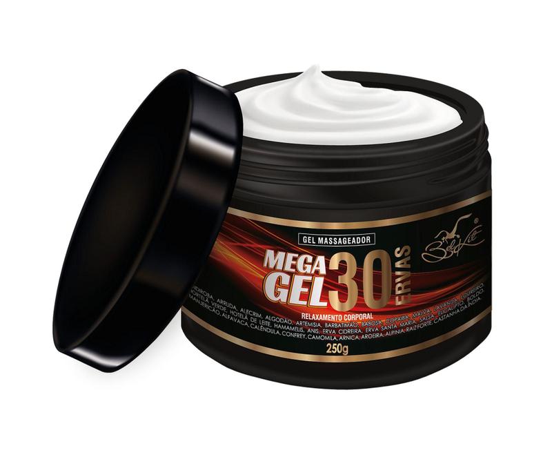 Mega Gel 30 ervas Extra Forte (Relaxamento Corporal) 250g - Belkit ...