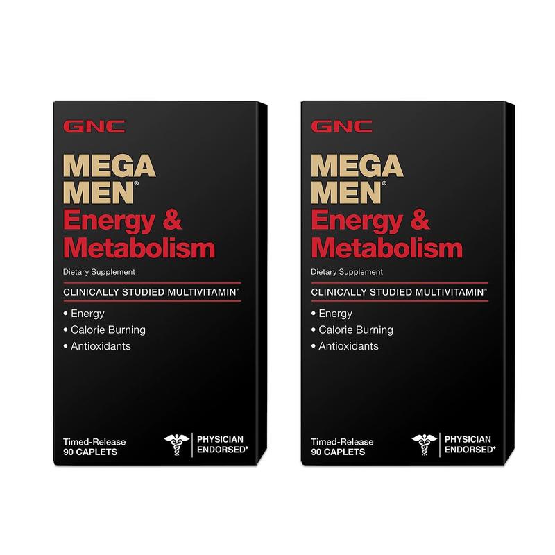 Mega Men Energy Metabolism Multivitamins GNC - 180 Cápsulas ...