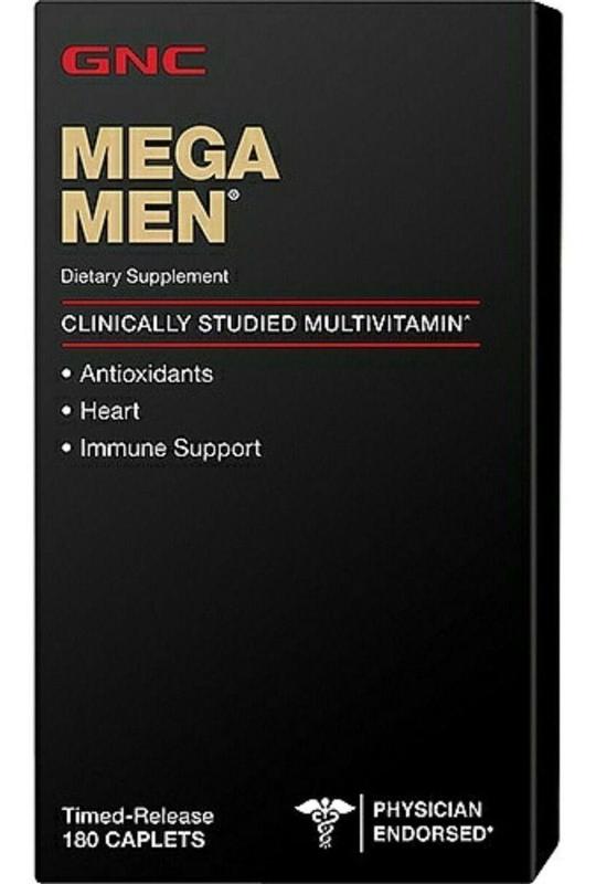 Mega Men Gnc Multivitaminico 180 Tablets - Multivitamínico ...