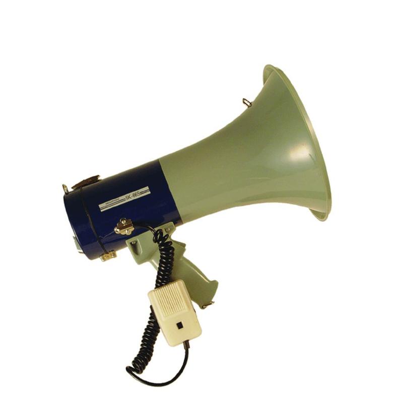 Megafone CSR SK66 35W com sirene - Megafone / Amplificador de Voz ...