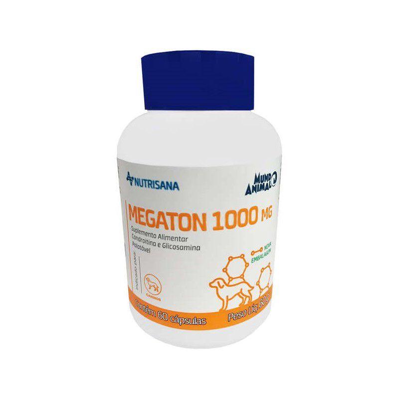 Megaton 1000mg Suplemento Alimentar 60 Cápsulas 60g - MUNDO ANIMAL ...