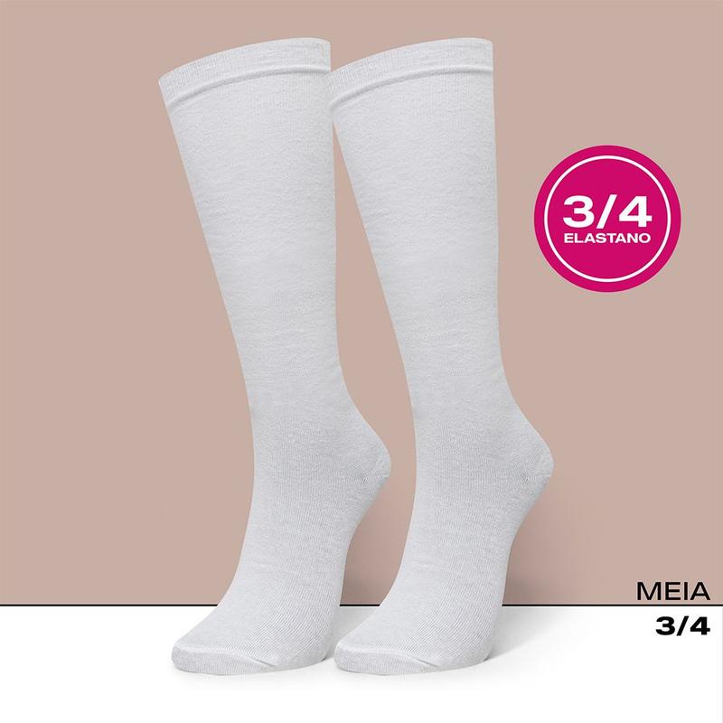 Meia 3/4 Selene 7005.001 Feminina Inverno Algodão T. 34/39 - Meia - Magazine Luiza