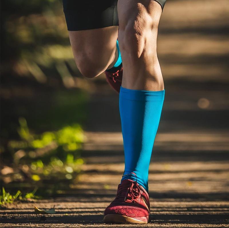 Meia Longa Lisa Azul - Hupi - Meia Esportiva - Magazine Luiza