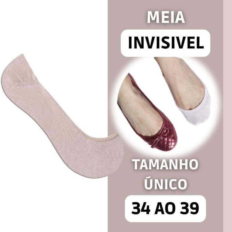 Meia Para Salto Alto Meia Pata ou Bico Fino Scarpina Bege - Duck ...