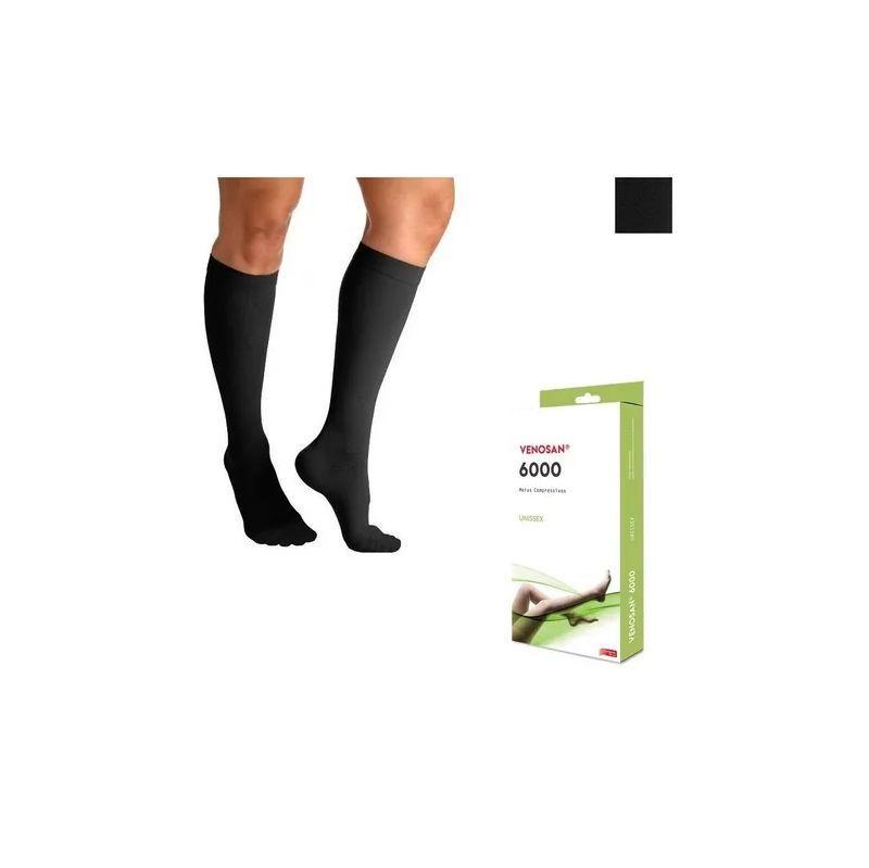 Meias Compressivas 6000 AD Pé Fechado Preto Venosan - Meia - Magazine Luiza