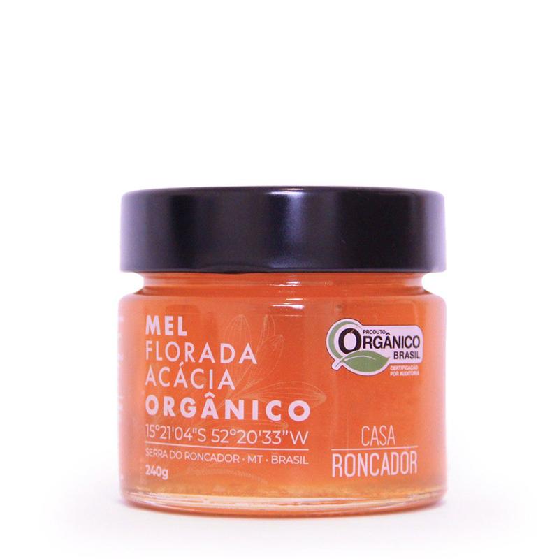 Mel Florada de Acácia Orgânico Casa Roncador Pote 240g - Mel - Magazine ...