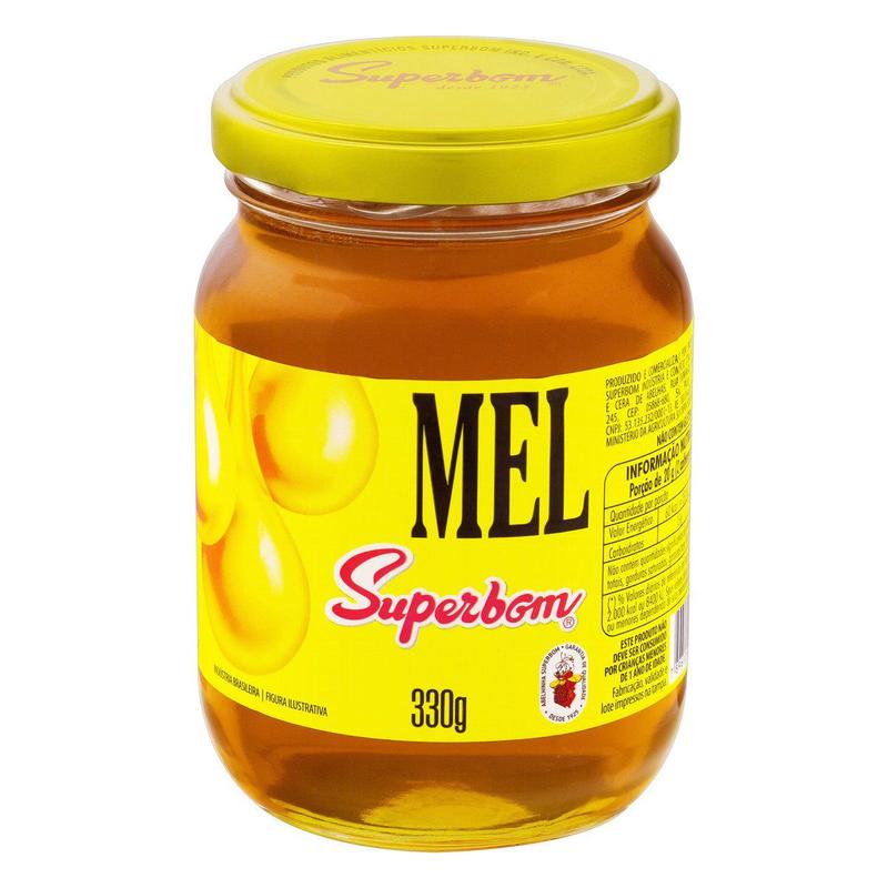 Mel Puro de Abelha Superbom Ambar Vidro 330g - Mel - Magazine Luiza