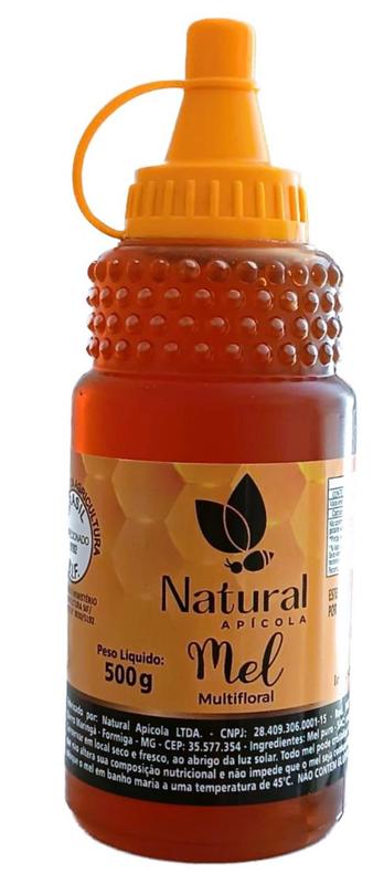 Mel Puro Multifloral 500g - Natural Apícola - Mel - Magazine Luiza