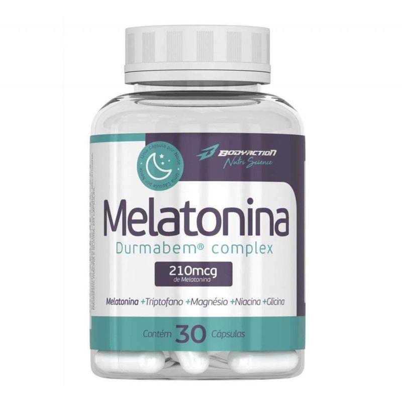 Melato 210 mcg (30 Caps) - BodyAction - Nutricosméticos - Magazine Luiza