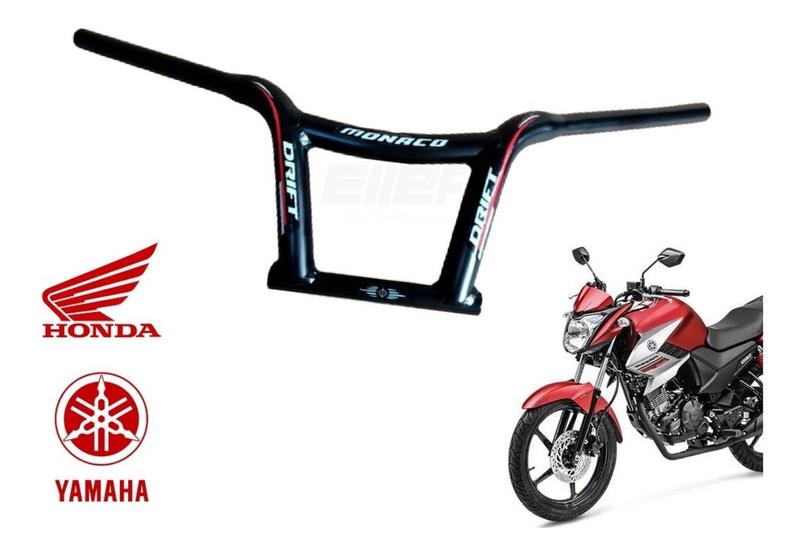 Melhor Guidon Esportivo Moto Drift Alto Original Monaco CB 300 XRE ...