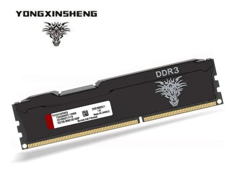 Memória Ram 8gb Ddr3 1600mhz Yongxinsheng Para Computador Pc Desktop ...