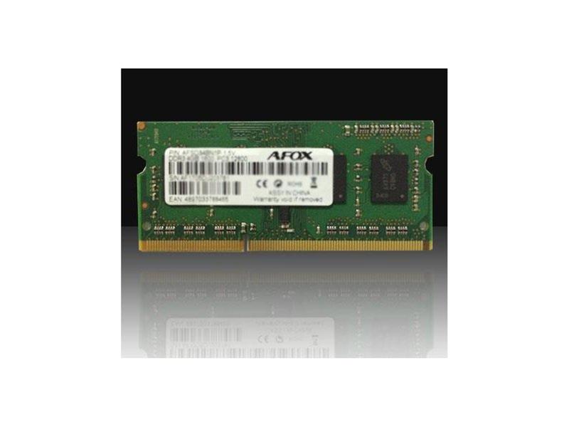 Memória ram afox note 4gb ddr3 1600mhz - afsd34bn1p - Memória RAM ...