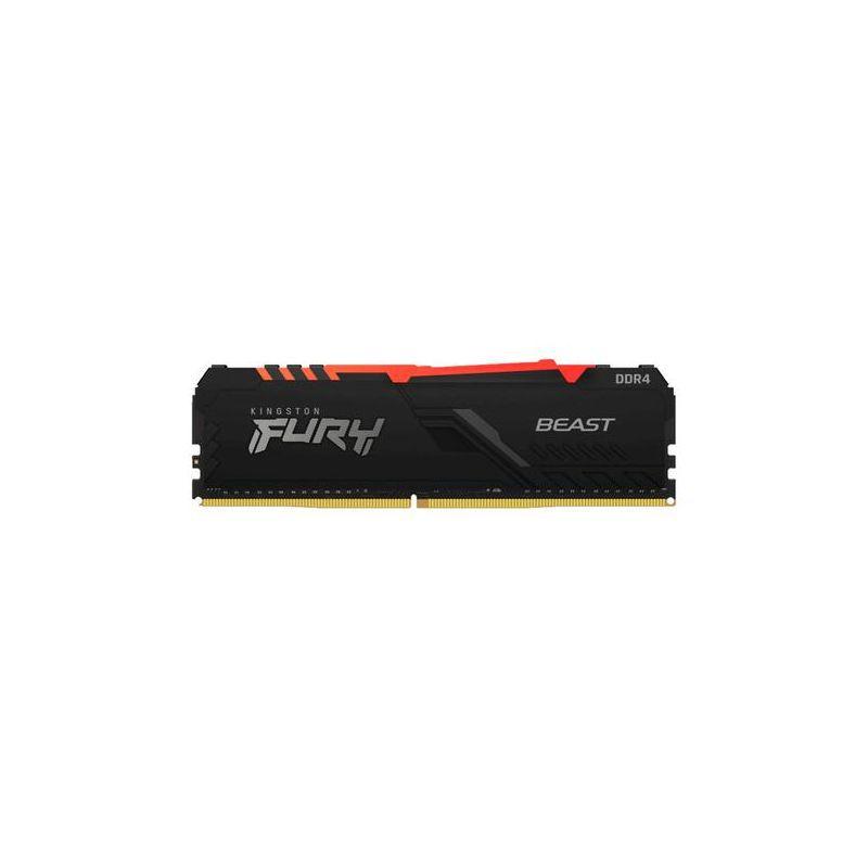 Memória Ram Ddr4 16Gb 2666 Kingston Fury Beast Bk - Memória RAM - Magazine Luiza