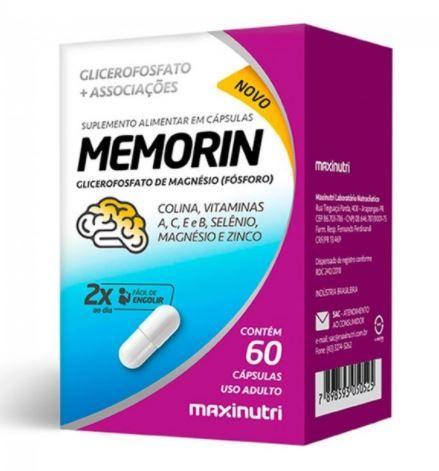 Memorin (60 caps) - MaxiNutri - Vitaminas A-Z - Magazine Luiza