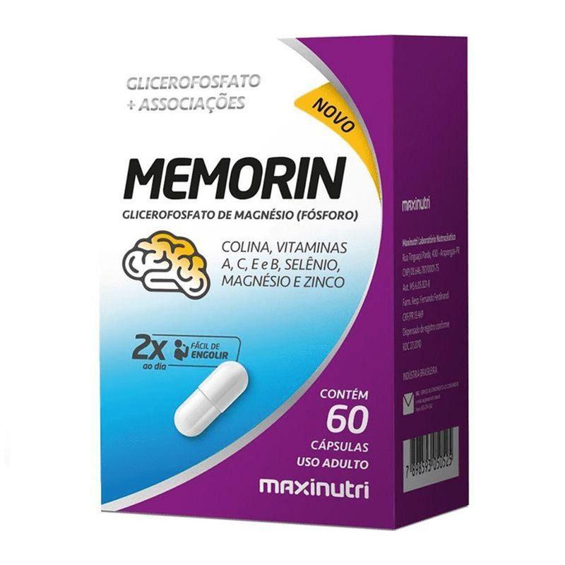 Memorin (Fosforo + Vitaminas) 60 caps - Maxinutri - Vitaminas A-Z ...