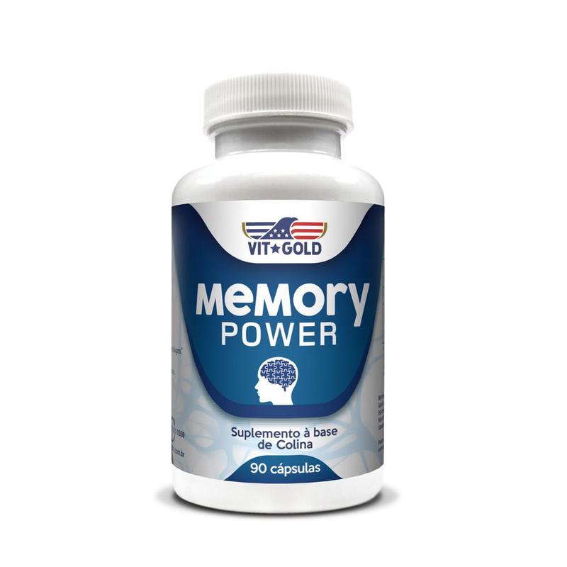 Memory Power Formula Vitgold 60 cápsulas - Fitoterápicos - Magazine Luiza