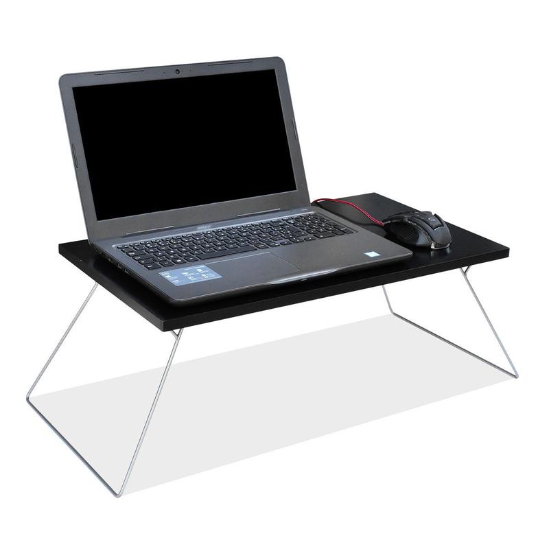 Mesa Apoio Notebook Multifuncional Suporte Pequim Preto - Romar - Mesa ...