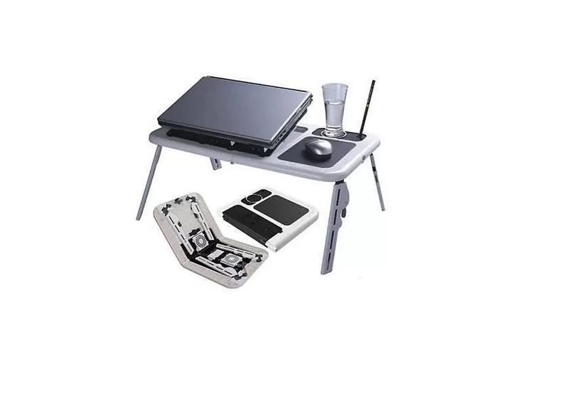 Mesa base dobrável para notebook laptop 2 cooler touch mouse suporte ...