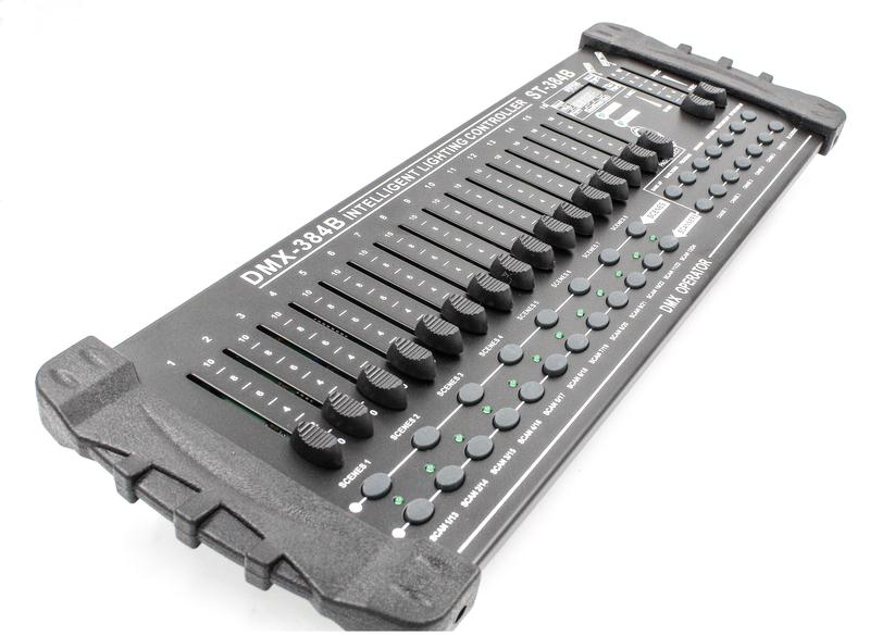 Mesa Controladora Dmx 384b Efeitos Profissional Iluminação - Lig Light ...