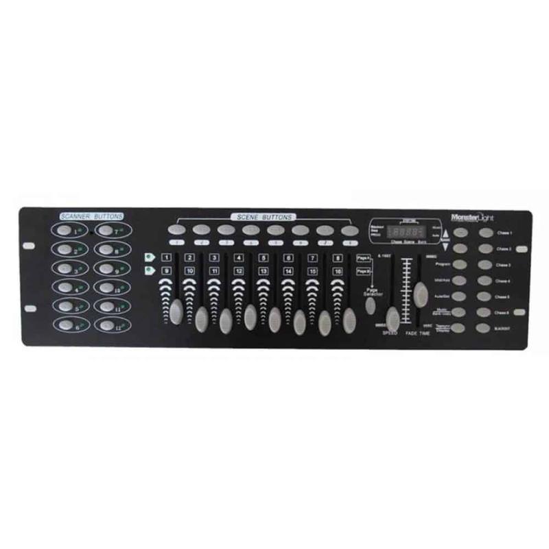 Mesa Controladora DMX 512 - Showtech - Mesa Controladora Híbrida - Magazine Luiza