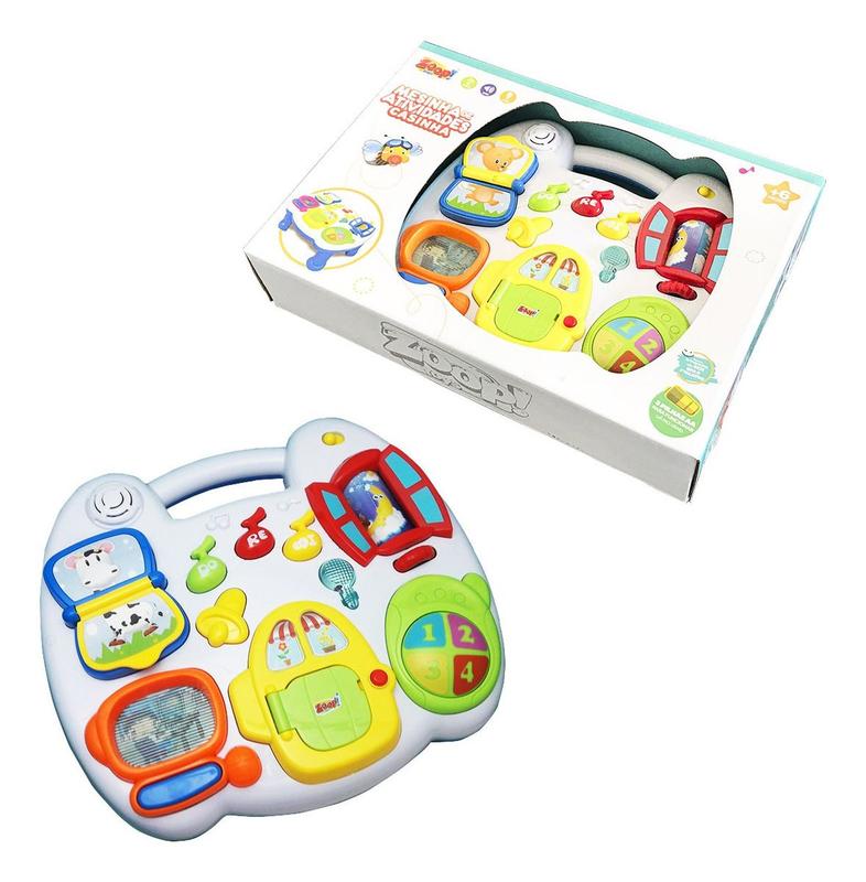 Mesa de Atividades Educativa Infantil Bebe com Luz e Sons - Compre Já ...
