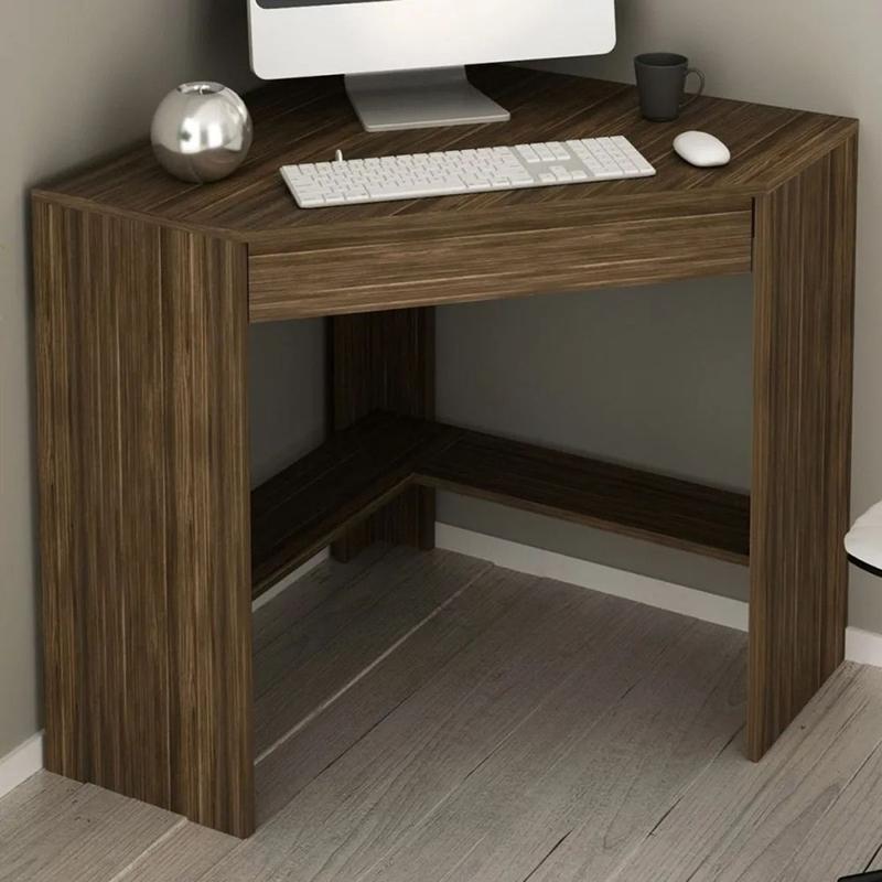 Mesa De Canto Com 1 Gaveta Escritório Tecno Mobili - Tecnomobili ...