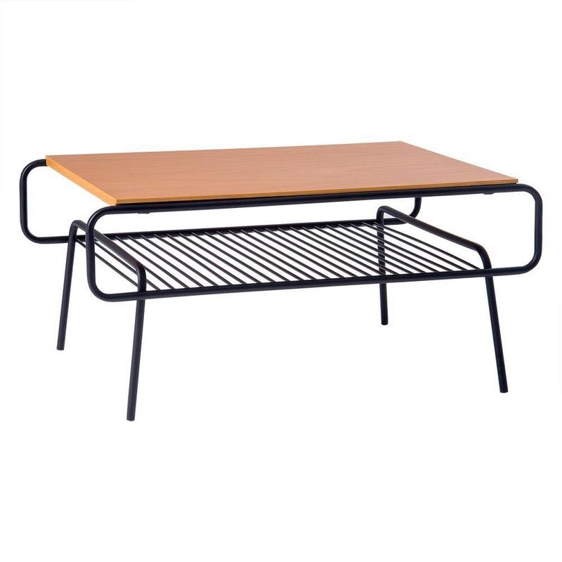 Mesa de Centro All 90cm Aço Preto/Marfim - Gran Belo - Mesa de Centro ...